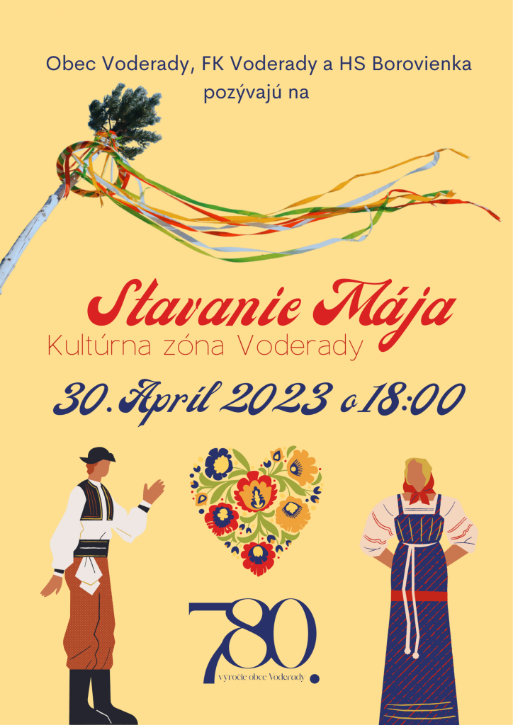 Stavanie Mája s koncertom hudobnej skupiny BOROVIENKA - 30.04.2023 ...